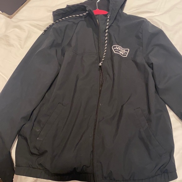 Jackets & Coats | Vans Rain Coat Black | Poshmark